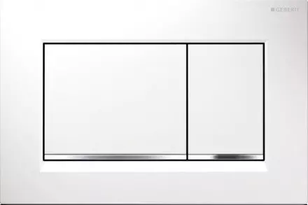 Кнопка смыва «Geberit» Omega 30 115.080.KJ.1 белый глянцевый/хром ...