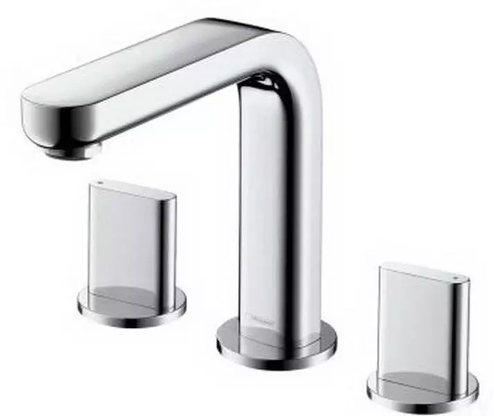 Смеситель для раковины «Hansgrohe» Metris S 14063000 с донным клапаном ...