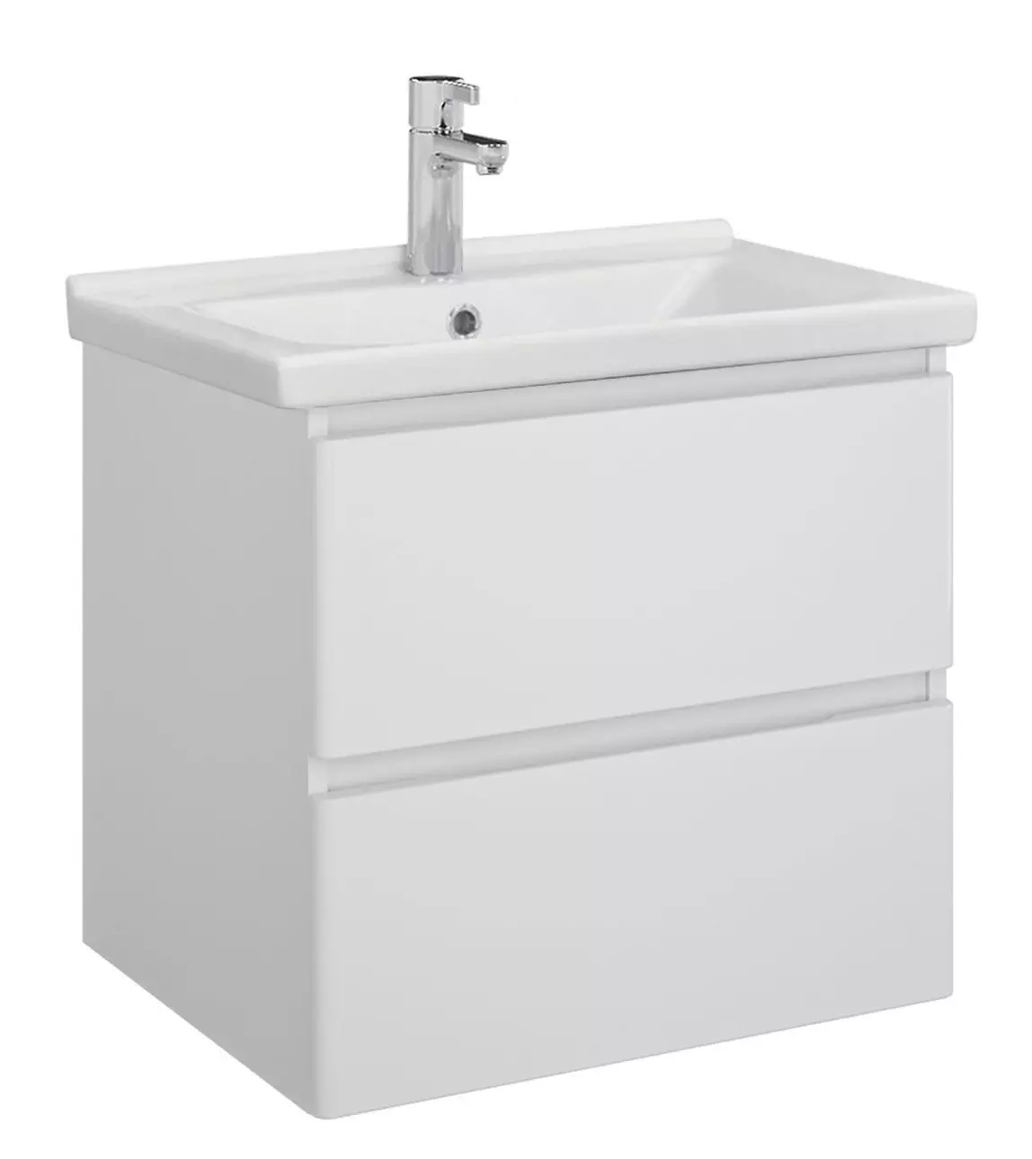 Тумба с раковиной «Sanstar» Riana 60 (Миранда 60) подвесная белая купить с доставкой на дом в ...