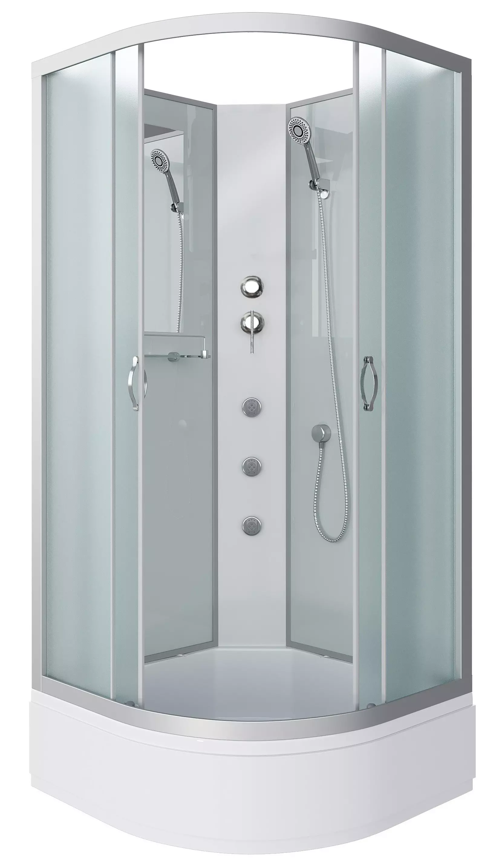 Душевая кабина «Niagara» NG-3301-14BKG 90/90 средний поддон матовая ...