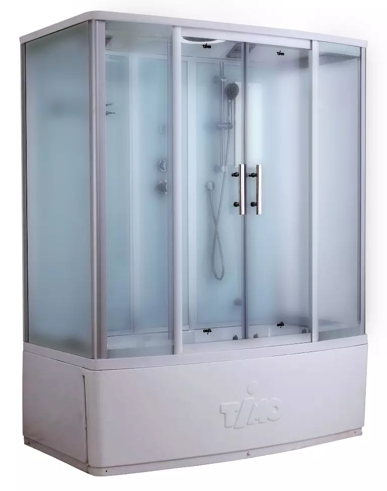Душевой бокс «Timo» Standart Т-6650 150/88 с ванной матовый/белый с ...