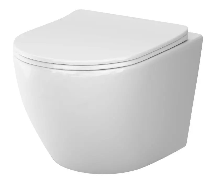 Подвесной унитаз безободковый «Am.Pm» Like AquaSpin C801900SC белый с ...